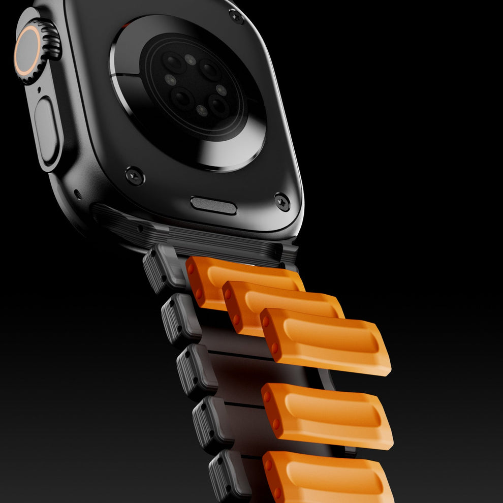 Carbon + FKM Band For Apple Watch – Baool