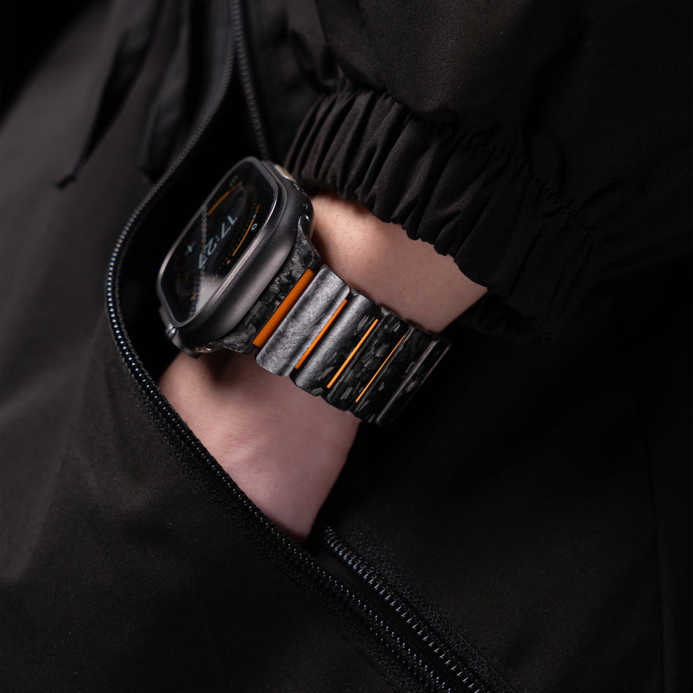Carbon + FKM Band For Apple Watch – Baool